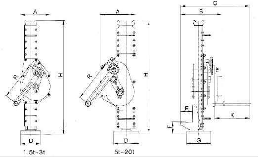 Red Blue Rack Pinion Jack Save Labour And Specification Completed