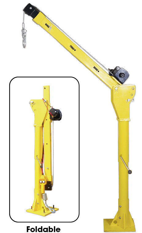 Light Duty Remote Control Jib Crane Hoist Easy Installation Foldable ...