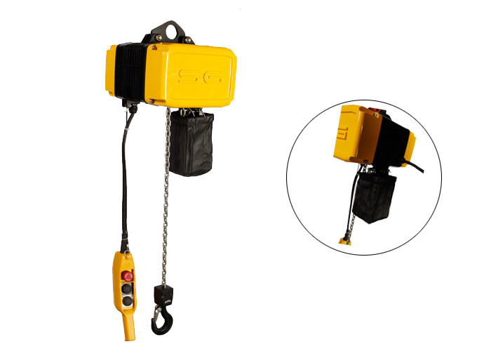 Single Phase 1000KG Electric Chain Hoist Electric Chain Fall With Hook ...