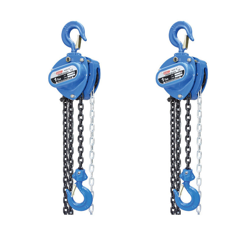 3m/Min Manual Chain Block 5kg-100kg Powder Coating 0.5T-20T