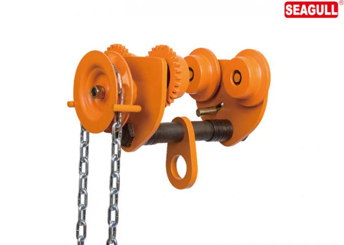 10 ton Chain Fall Trolley Hand Plain Trolley With Chain for Hoist ...